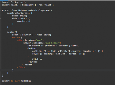 A Brief Introduction to React Hooks